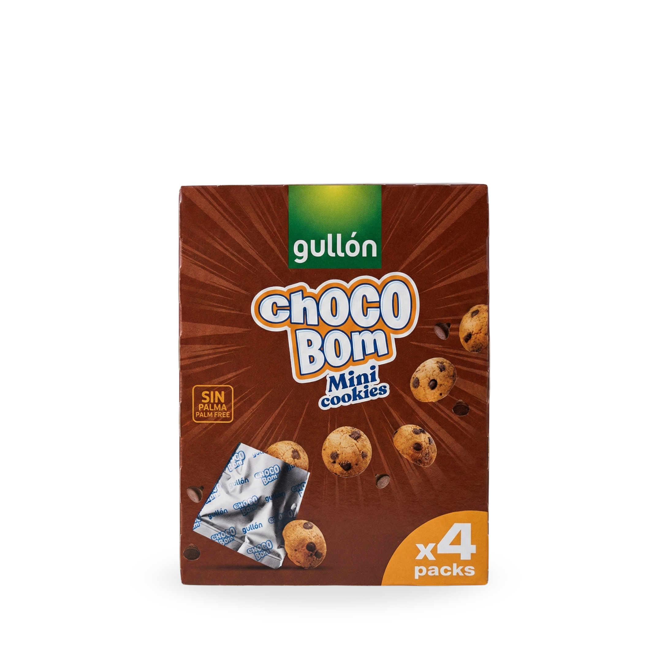 Galletas Choco Bom Mini Cookies 4 Packs